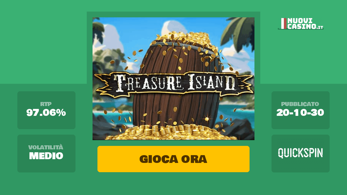 Treasure Island Slot Machine – Gioca Gratis Online