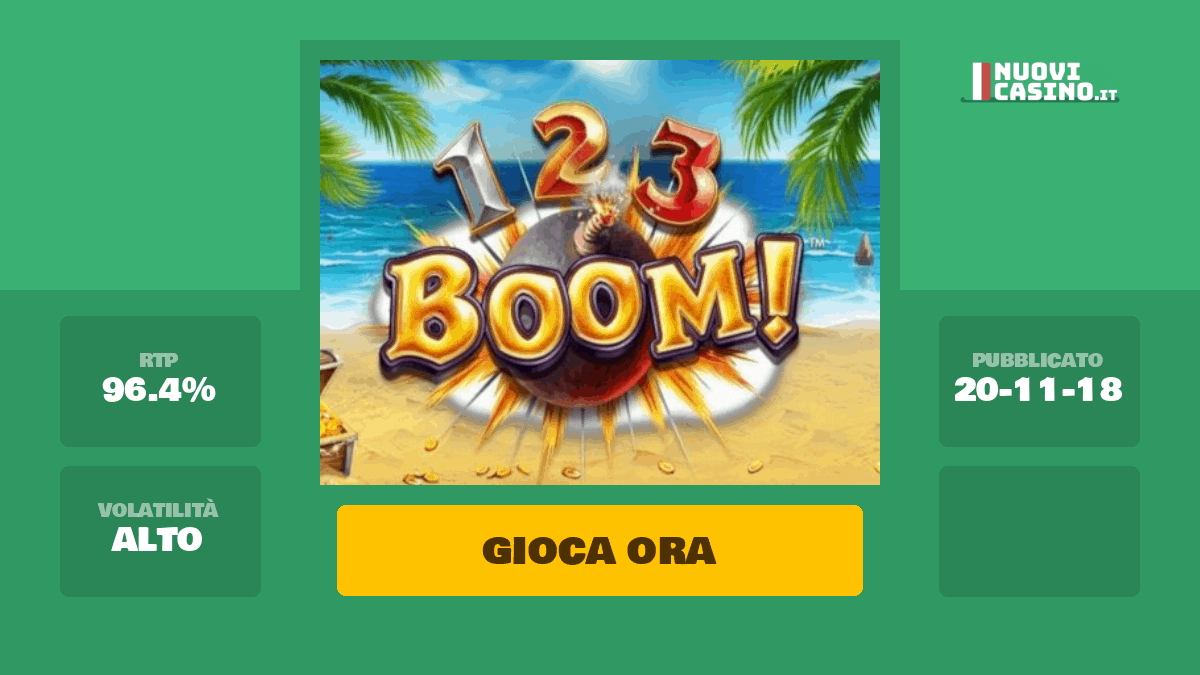 123 boom! Slot Machine – Gioca Gratis Online