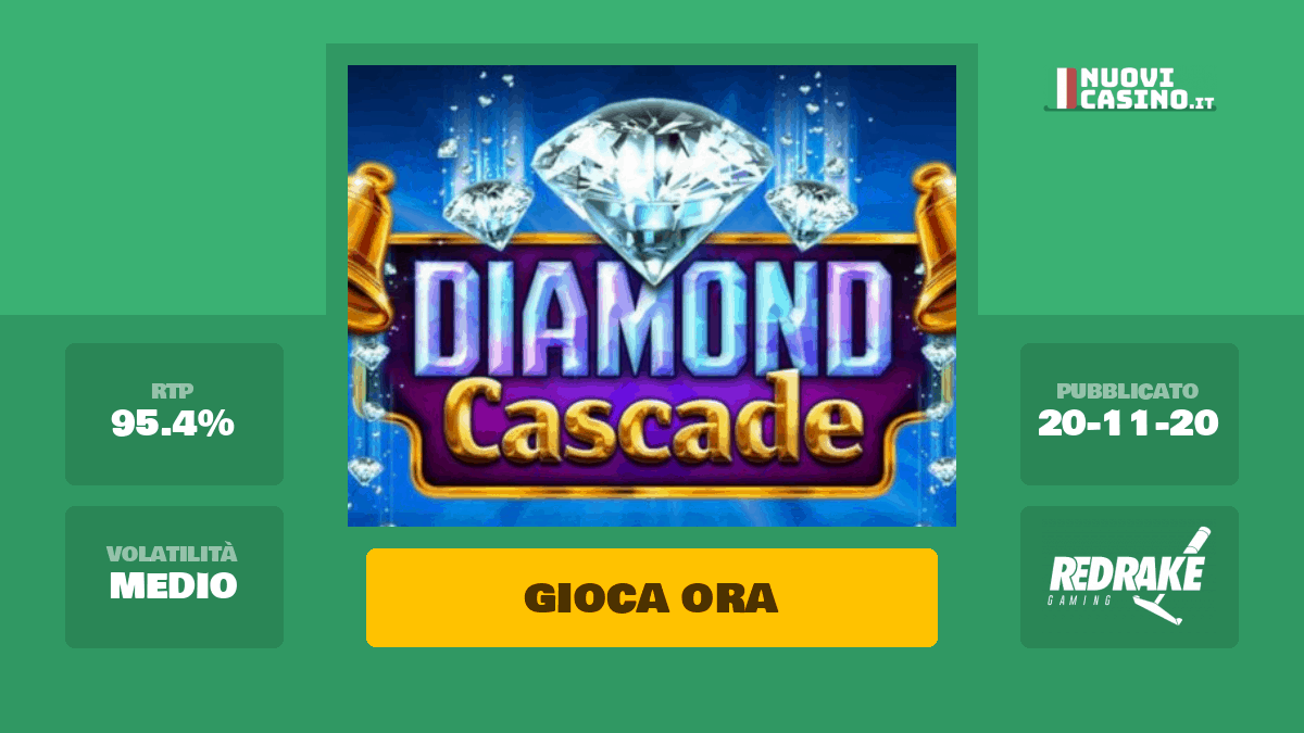 Diamond Cascade Slot Machine – Gioca Gratis Online