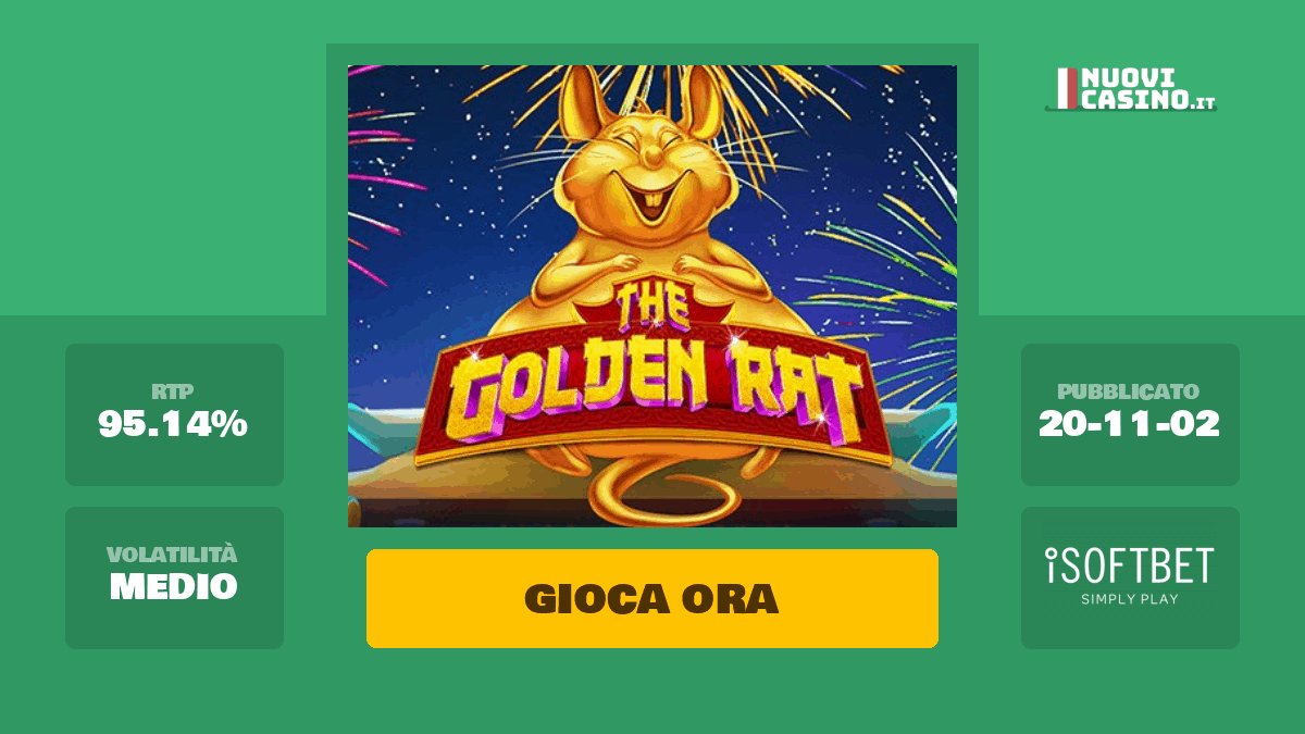 The Golden Rat Slot Machine – Gioca Gratis Online