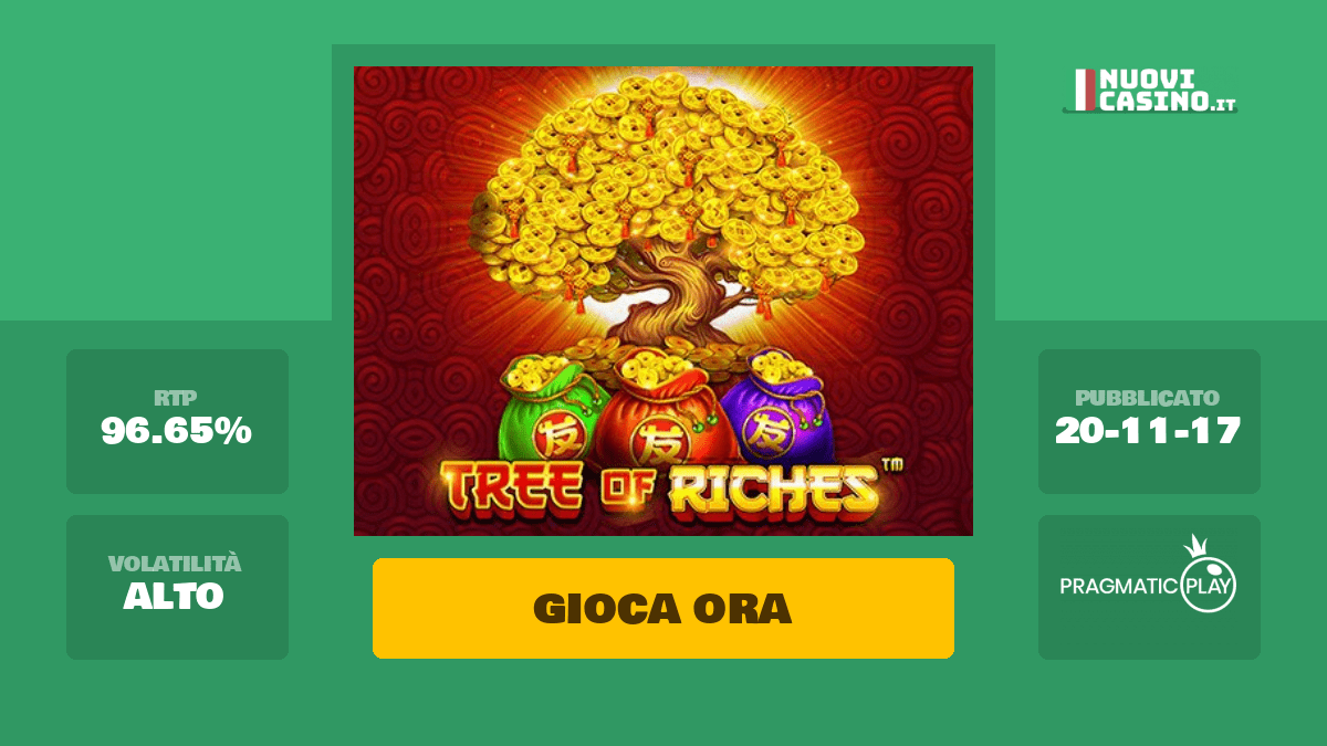 Tree of Riches Slot Machine – Gioca Gratis Online