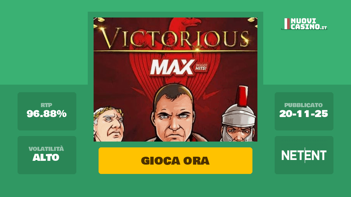 Victorious MAX Slot Machine – Gioca Gratis Online