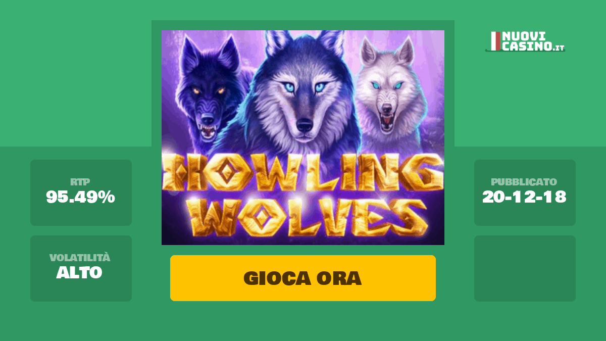 Howling Wolves Slot Machine – Gioca Gratis Online