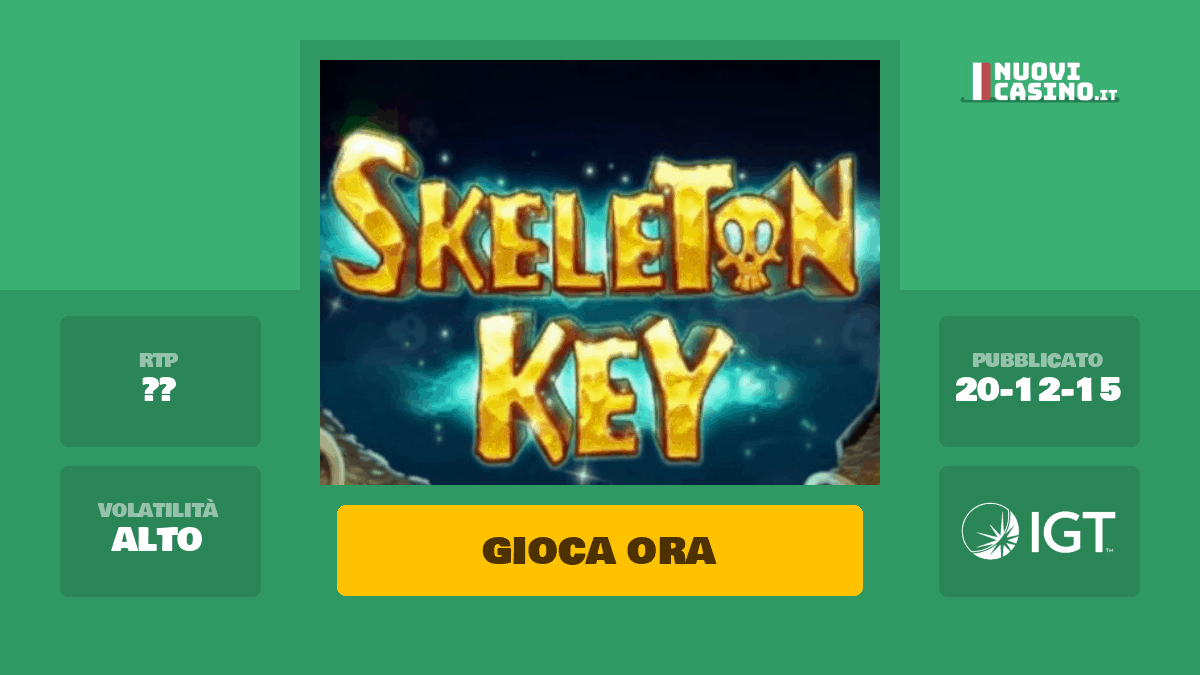 Skeleton Key Slot Machine – Gioca Gratis Online