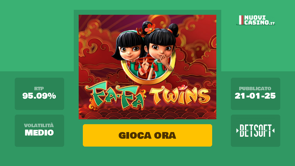 Fa Fa Twins Slot Machine – Gioca Gratis Online