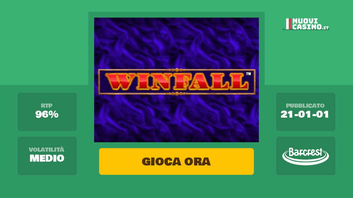 Winfall Slot Machine – Gioca Gratis Online