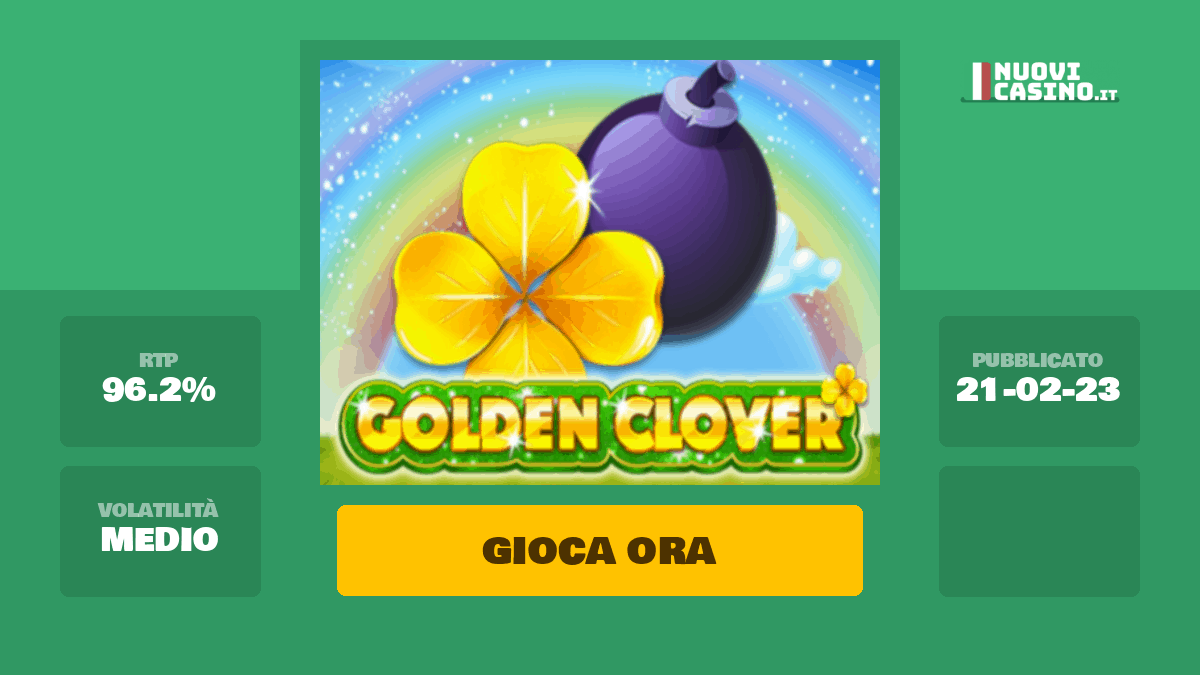 Golden Clover Slot Machine – Gioca Gratis Online
