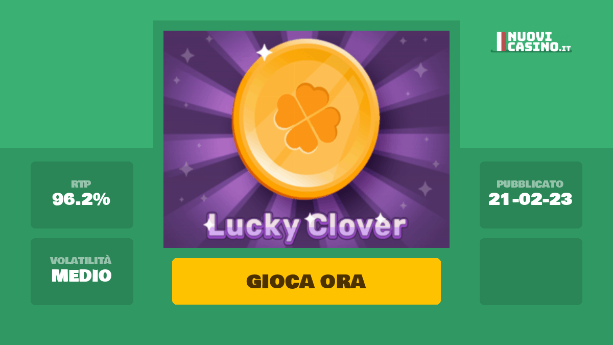 Lucky Clover Slot Machine – Gioca Gratis Online