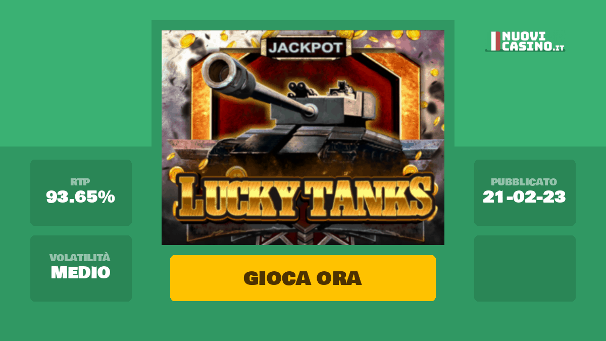 Lucky Tanks Slot Machine – Gioca Gratis Online