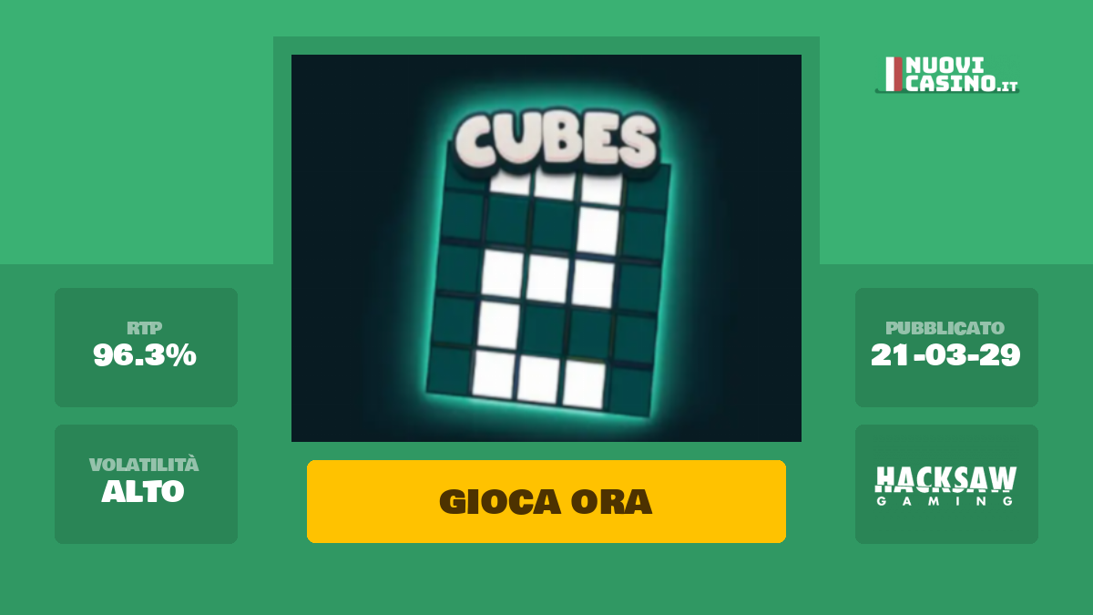 Cubes 2 Slot Machine – Gioca Gratis Online