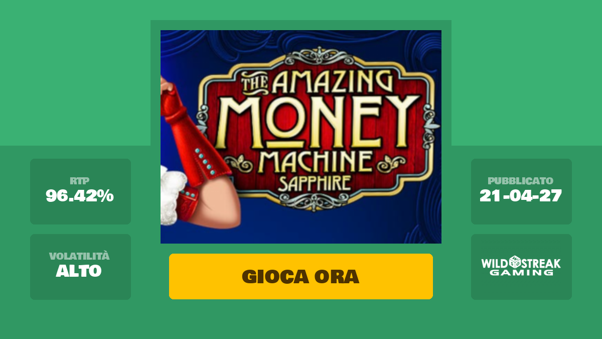 The Amazing Money Machine Slot Machine – Gioca Gratis Online