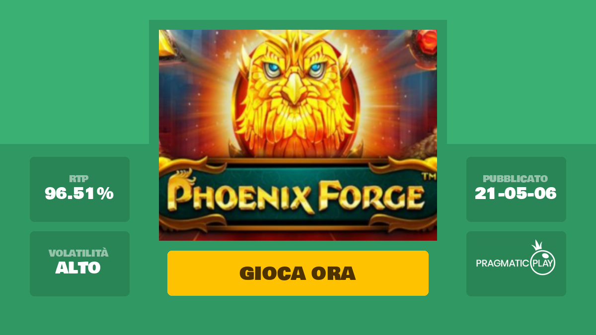 Phoenix Forge Slot Machine – Gioca Gratis Online
