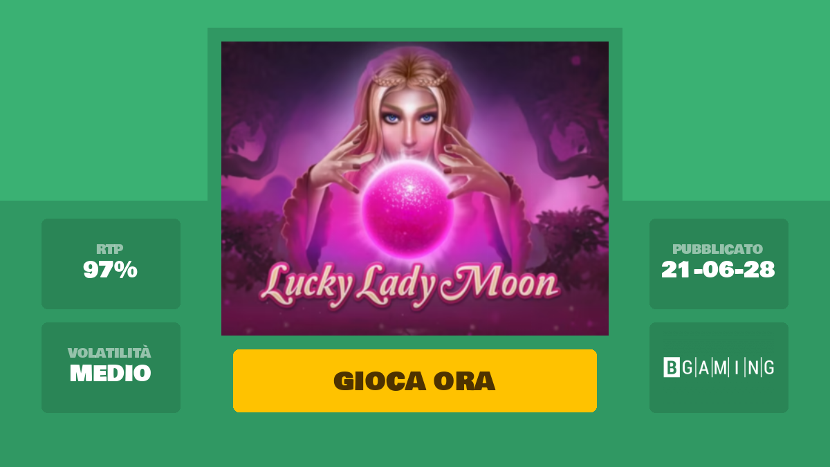 Lucky Lady Moon Slot Machine – Gioca Gratis Online