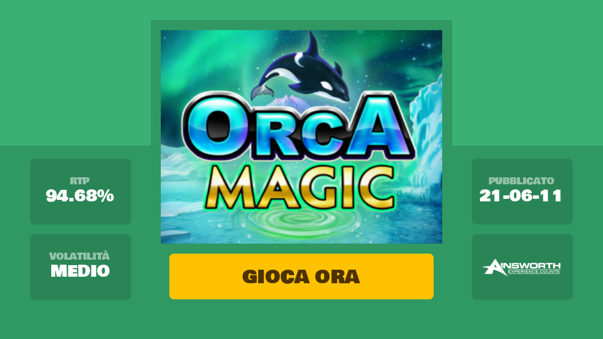 Orca Magic Slot Machine – Gioca Gratis Online