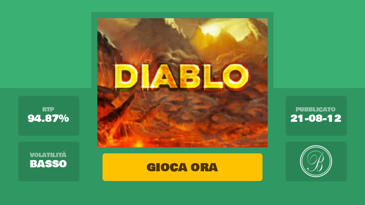 Diablo Slot Machine – Gioca Gratis Online
