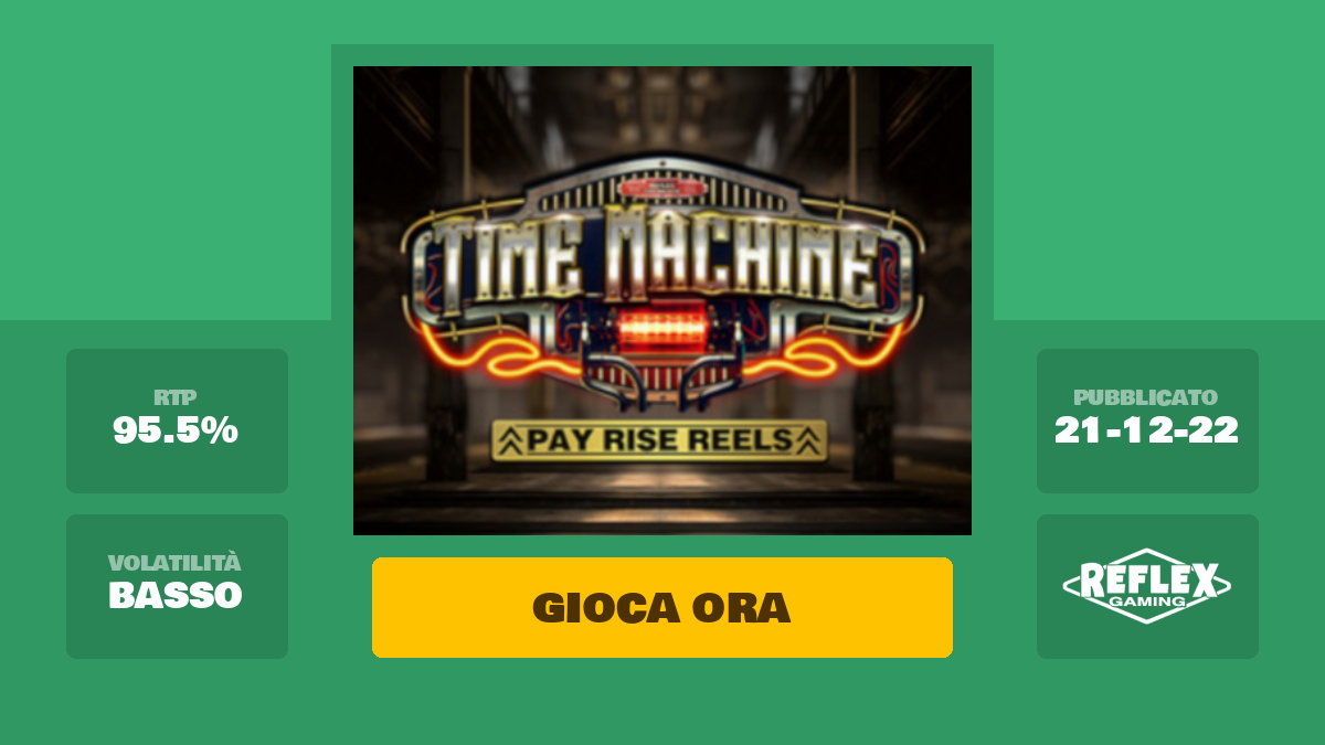 Time Machine Slot Machine – Gioca Gratis Online