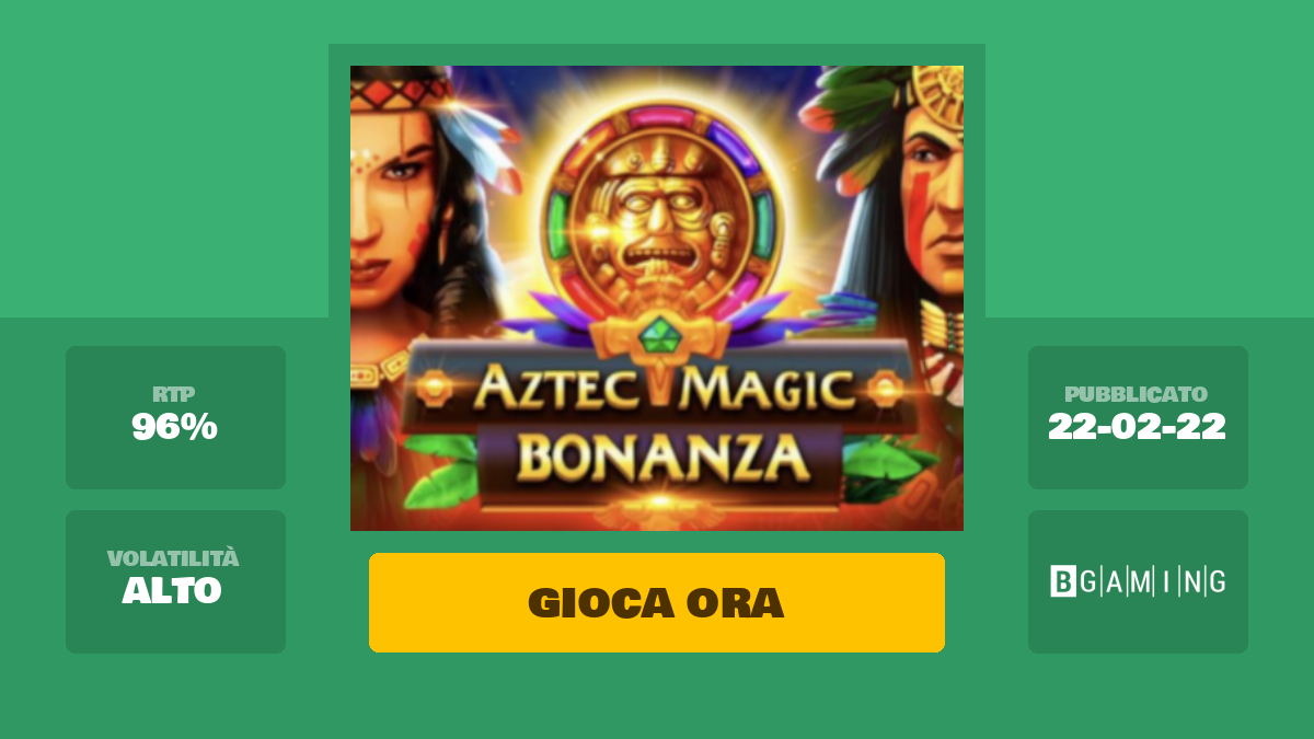Aztec Magic Bonanza Slot Machine – Gioca Gratis Online