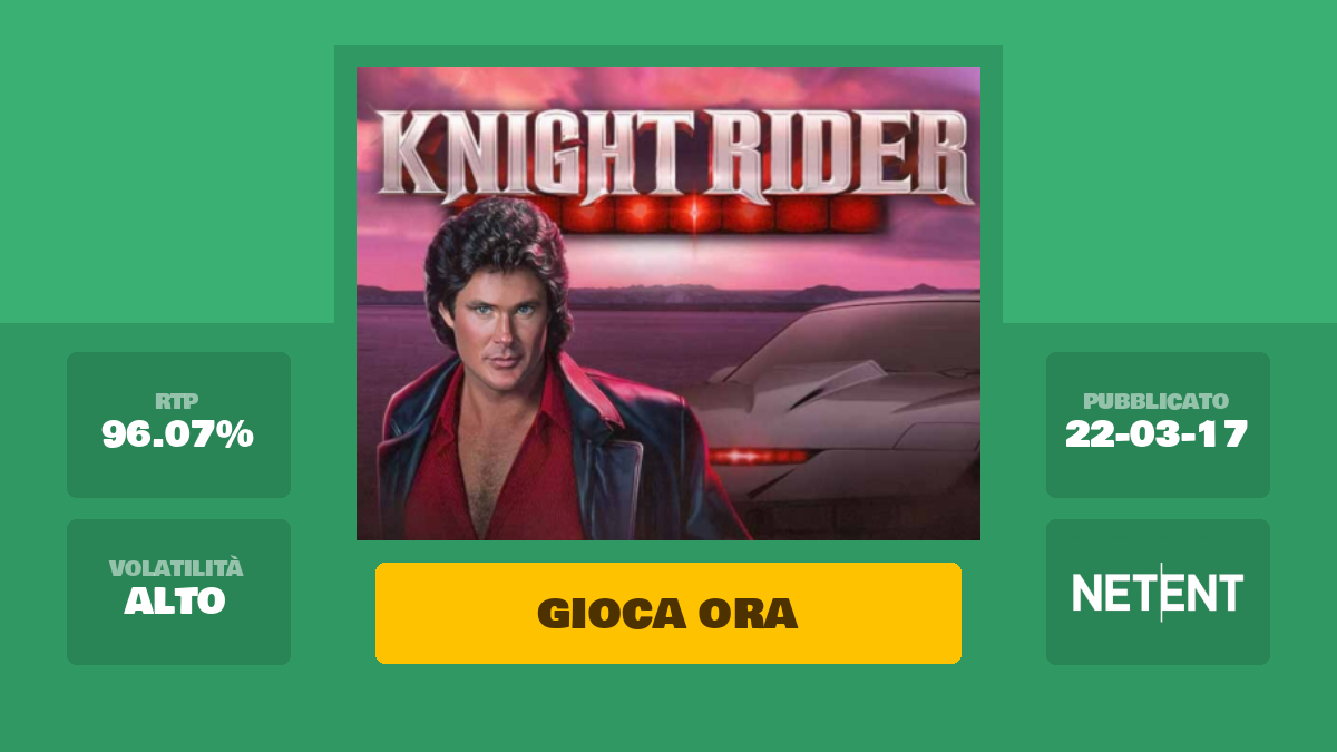 Knight Rider Slot Machine Gioca Gratis Online