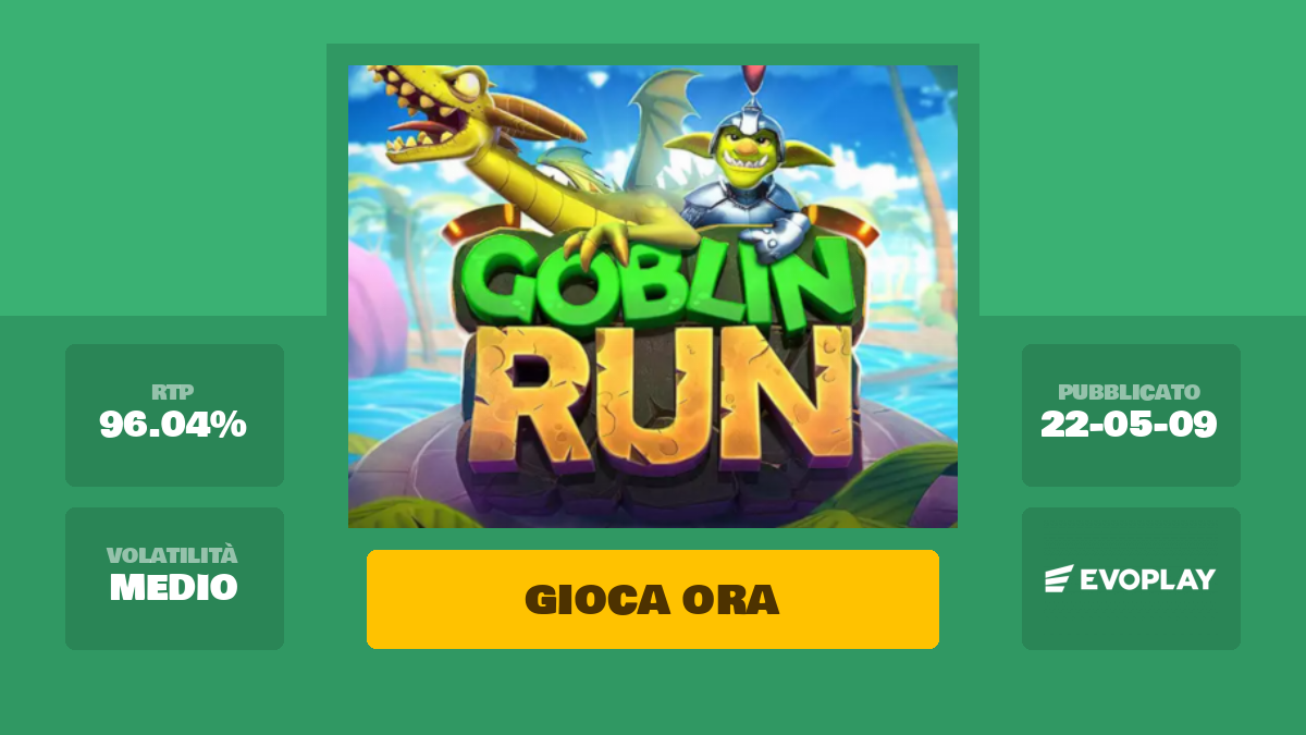 Goblin Run Slot Machine – Gioca Gratis Online