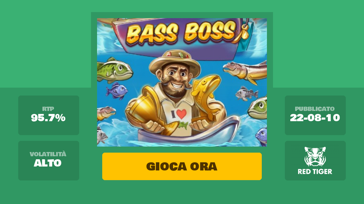 Bass Boss Slot Machine – Gioca Gratis Online