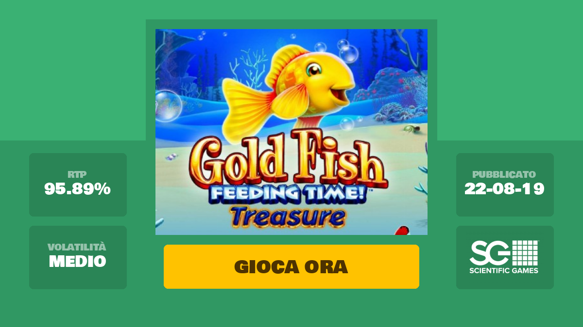 Gold Fish Feeding Time Treasure Slot Machine – Gioca Gratis Online