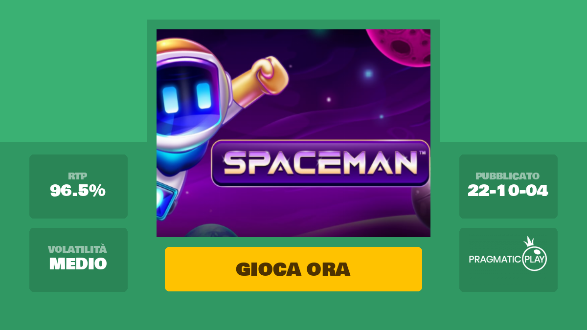 Spaceman Slot Machine – Gioca Gratis Online