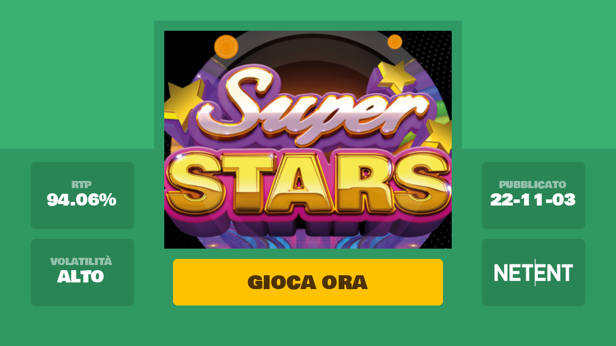 Superstars Slot Machine – Gioca Gratis Online