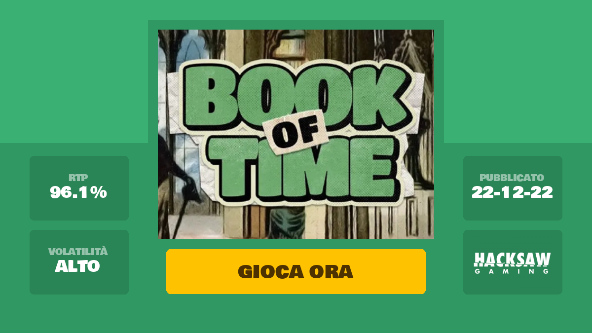 Book of Time Slot Machine – Gioca Gratis Online