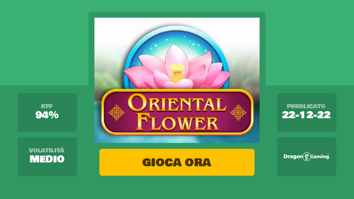 Oriental Flower Slot Machine – Gioca Gratis Online