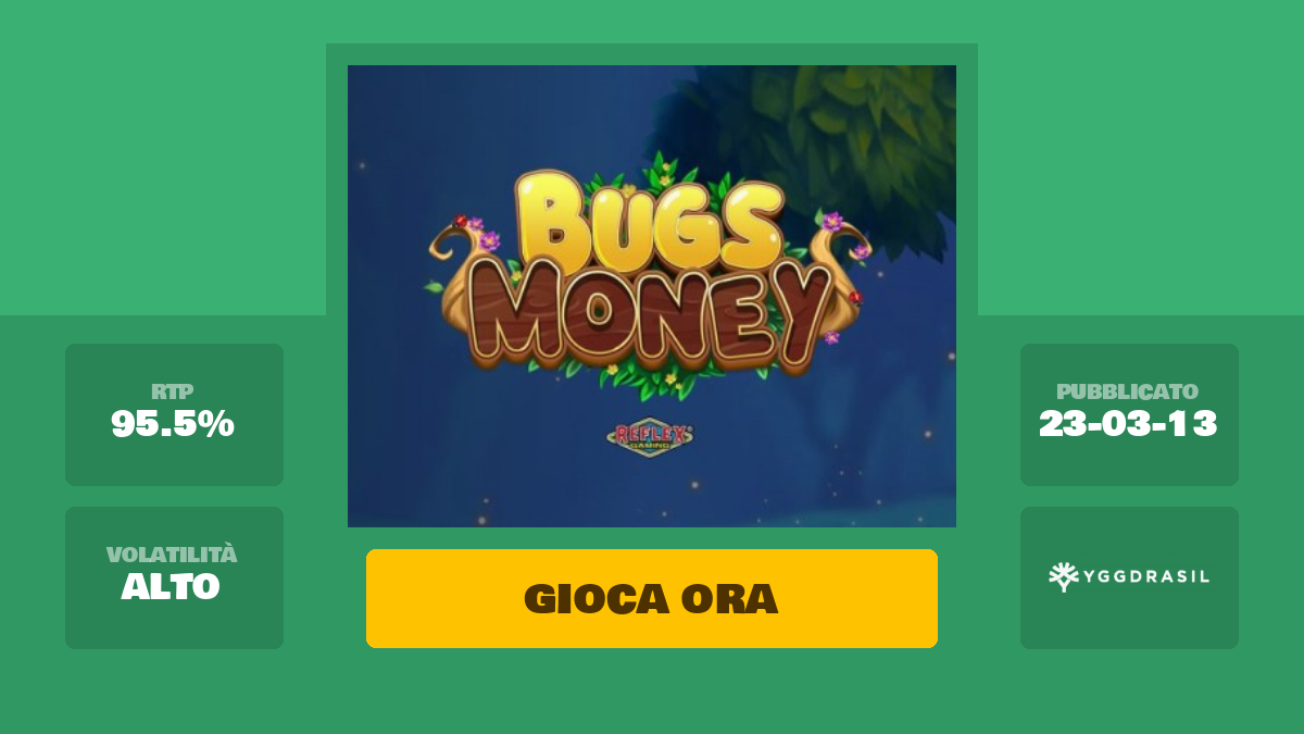 Bugs Money Slot Machine – Gioca Gratis Online