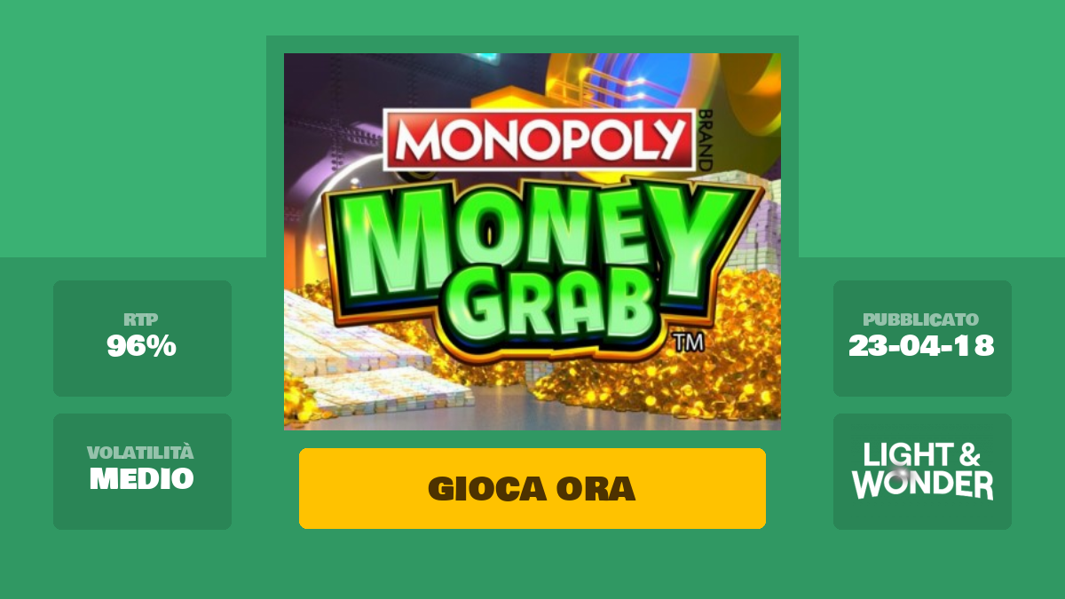 Monopoly Money Grab Slot Machine – Gioca Gratis Online