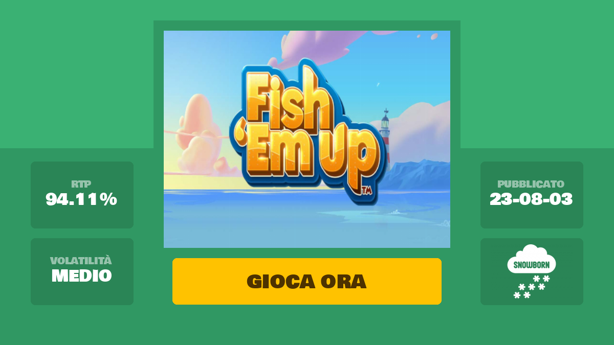 Fish 'Em Up Slot Machine – Gioca Gratis Online