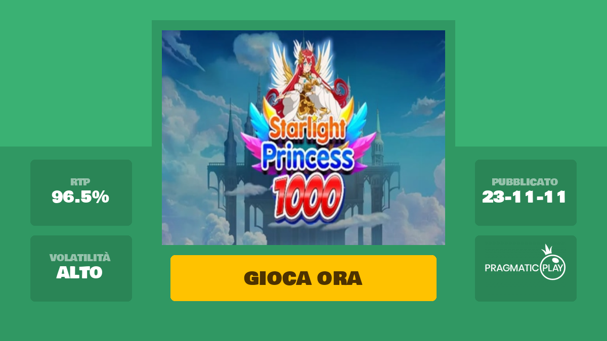 Starlight Princess 1000 | Nuovi Casino